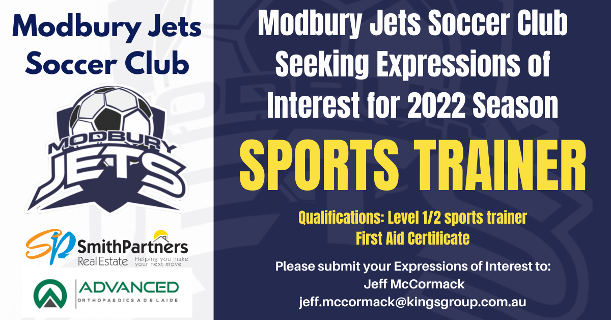 Sports Trainer | Modbury Soccer Club
